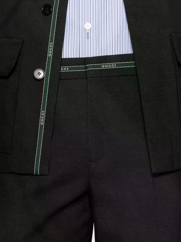 Gucci Logo-waistband Trousers