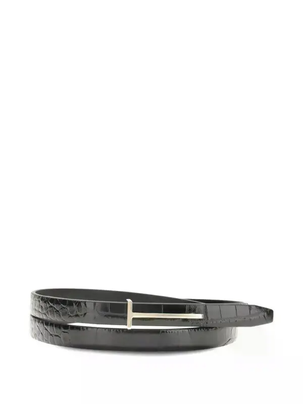 TOM FORD Leather Belt - Black