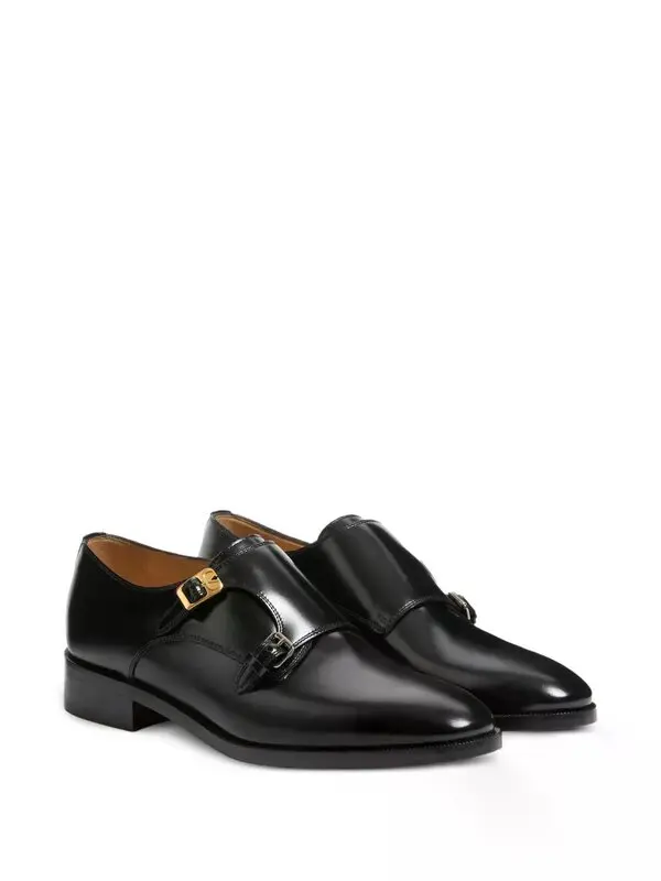 Valentino Garavani Pas Des Dieux Double Monk Strap Shoes - Black