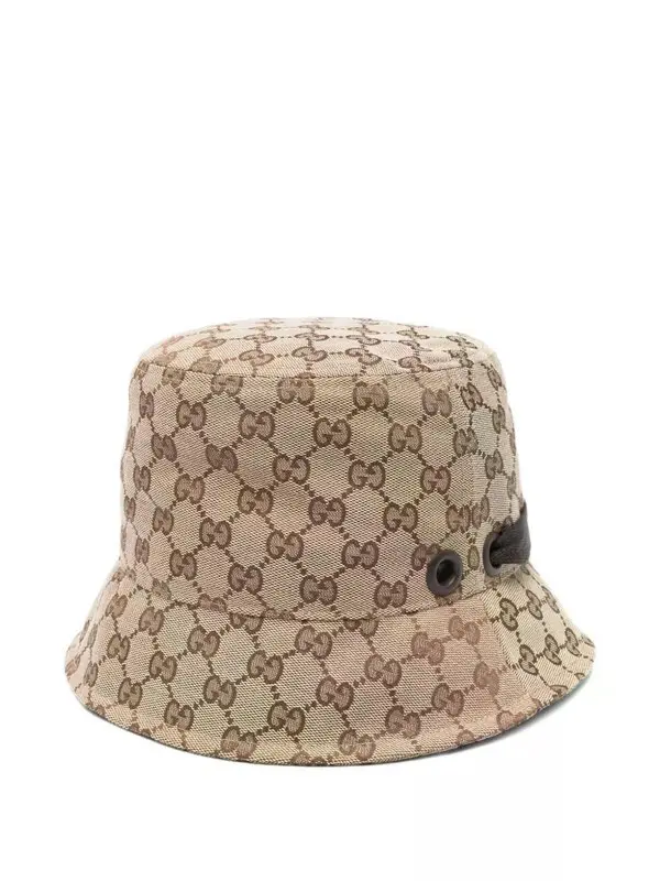 Gucci Gg Patterned Bucket Hat - Neutrals