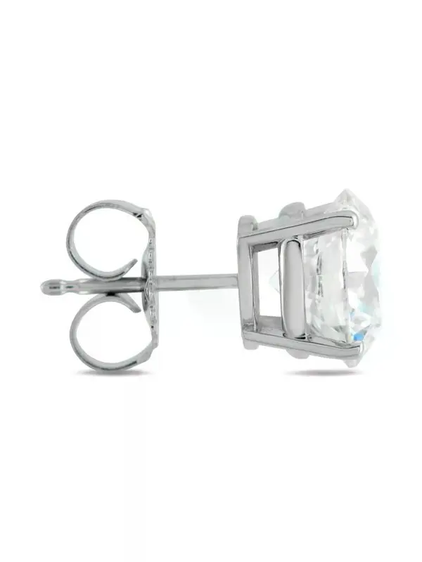 LB EXCLUSIVE Diamond Stud Earrings - Silver