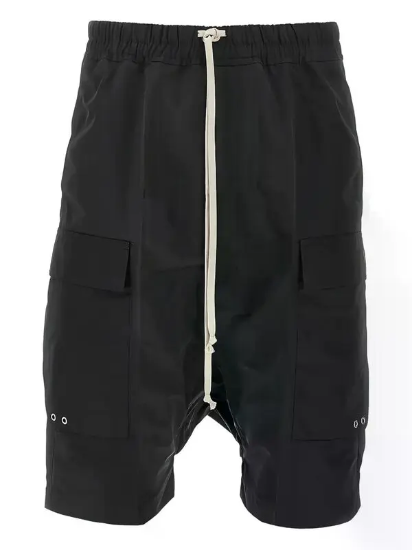 Rick Owens Drawstring Cargo-pocket Shorts