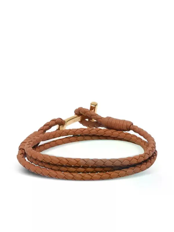 TOM FORD Braided Logo Bracelet