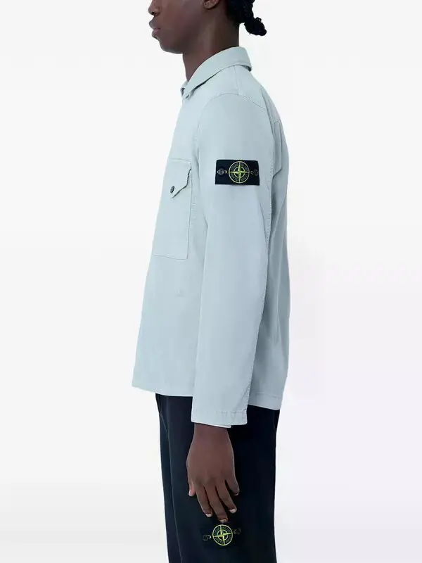 Stone Island Patch Zip Shirt