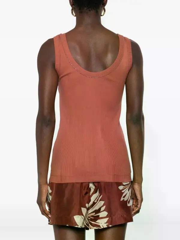 Brunello Cucinelli Ribbed Tank Top