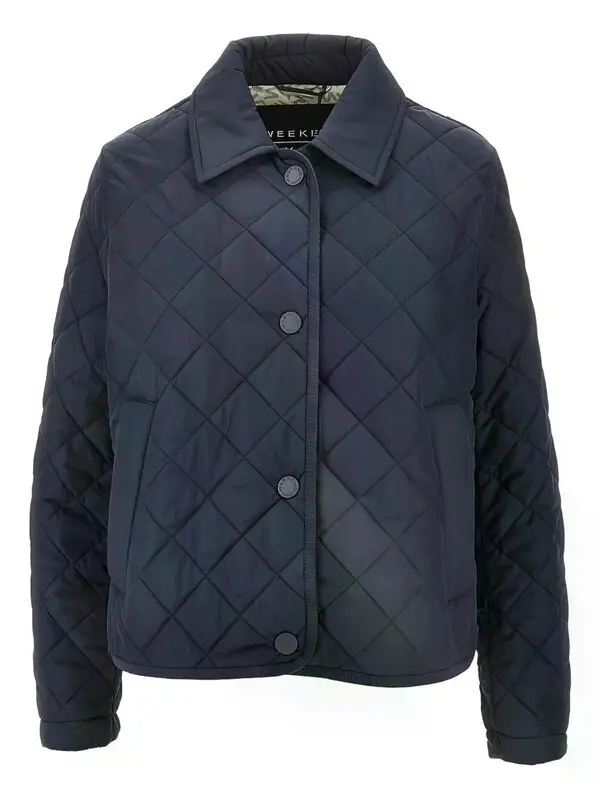 Max Mara Quilted Polo-collar Jacket
