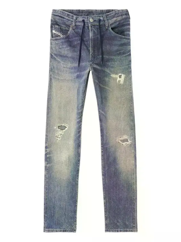 DIESEL® Distressed Drawstring Jeans