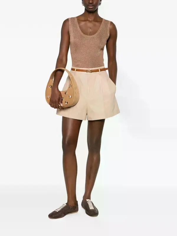 Fabiana Filippi Shimmer Sleeveless Top