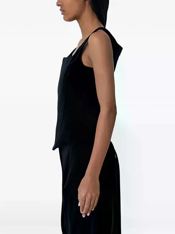 Max Mara Velvet Sleeveless Top