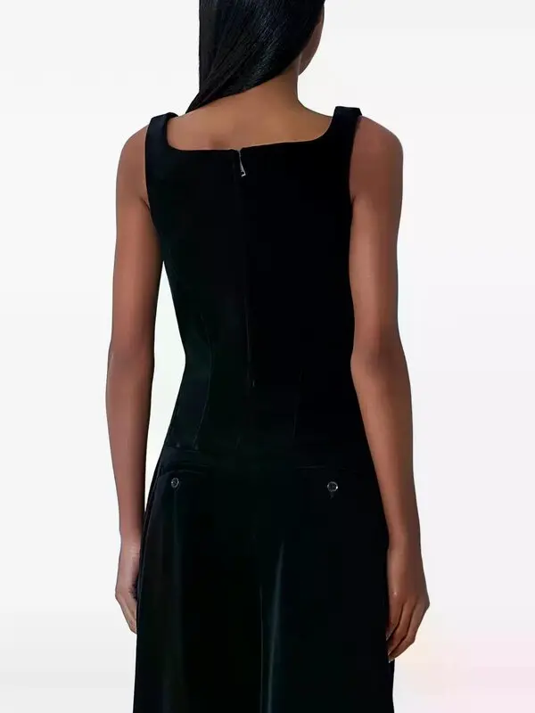 Max Mara Velvet Sleeveless Top