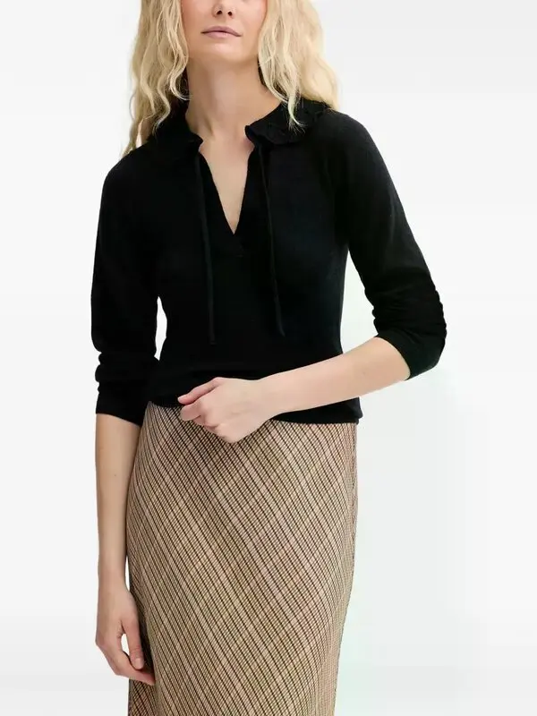 Munthe Livo Tie Sweater - Black