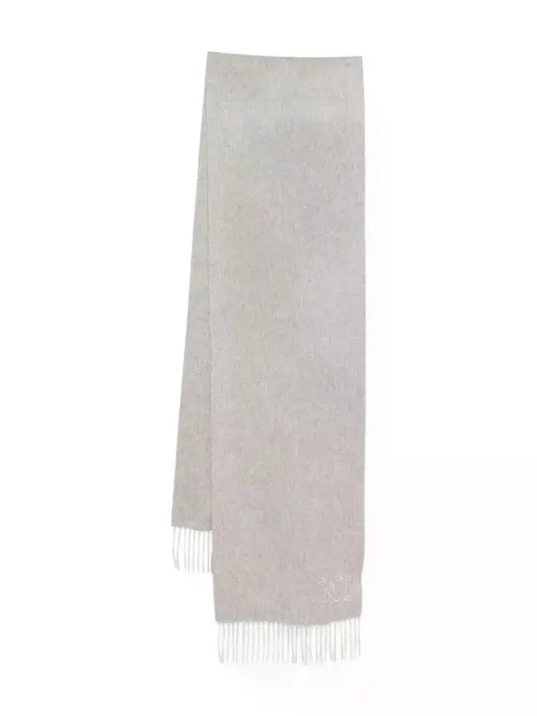 Max Mara Fringed Scarf - Grey