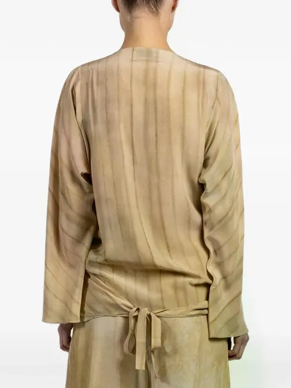 CORTANA Fedra Wrap Blouse