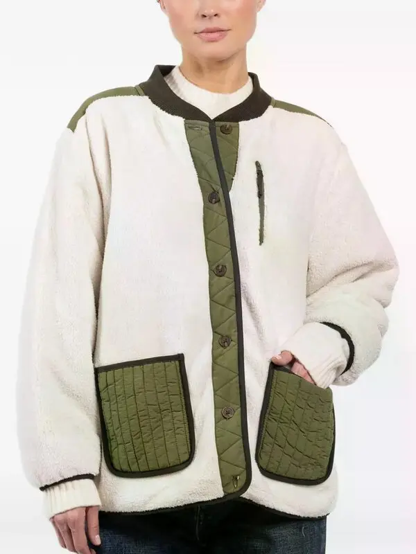 The Great. Quilted Jacket With Patch Pockets