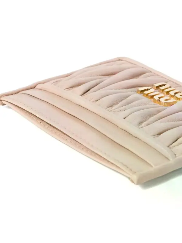 Miu Miu Matelassé Leather Cardholder