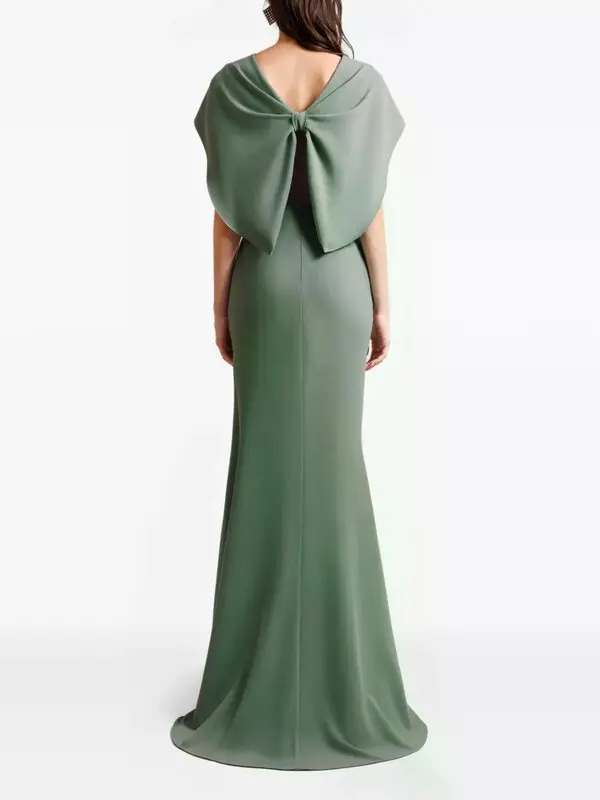 Gemy Maalouf Draped Maxi Dress - Green