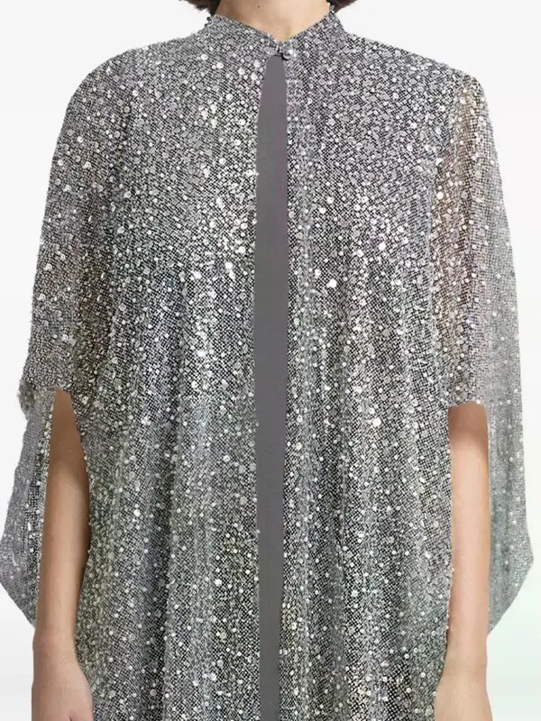 GEMY MAALOUF Sequin-embellished Maxi Dress - Grey