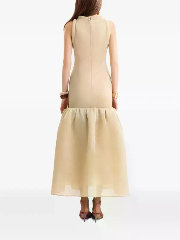 GEMY MAALOUF Sleeveless Midi Dress - Neutrals