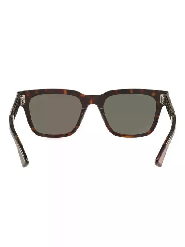 Saint Laurent Tortoiseshell Square Sunglasses