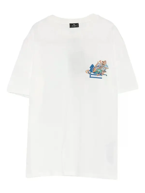Etro Logo-detail T-shirt - White