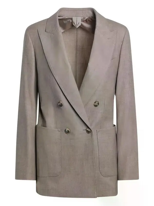 Max Mara Double-breasted Patch-pocket Blazer