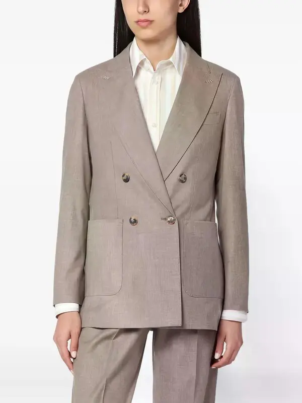 Max Mara Double-breasted Patch-pocket Blazer