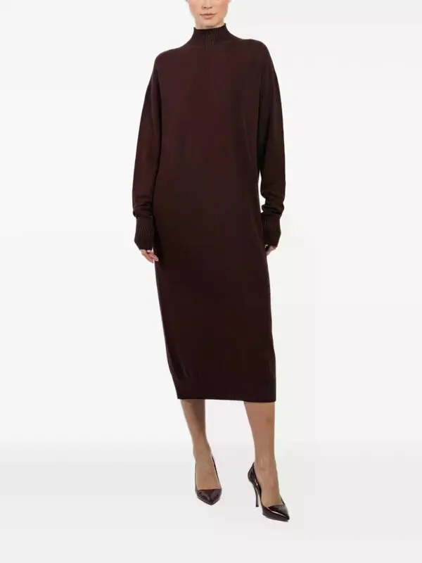KONTATTO Roll-neck Midi Dress