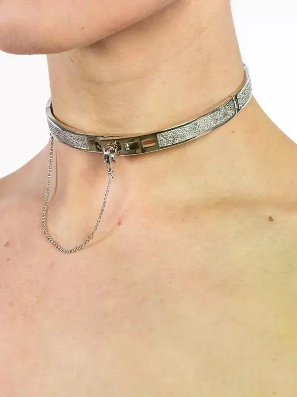 Eddie Borgo Chain Choker Necklace - Silver