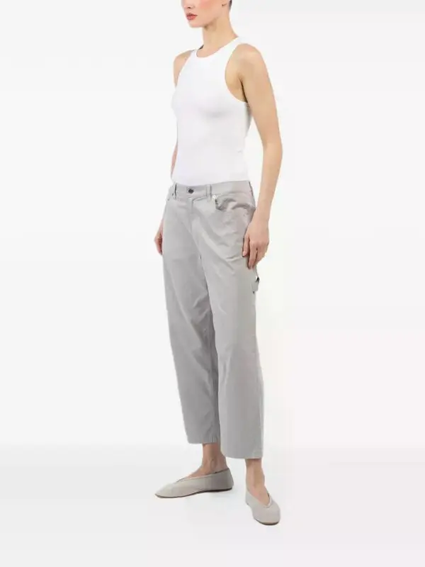 Tibi Belt-loops Cropped Jeans