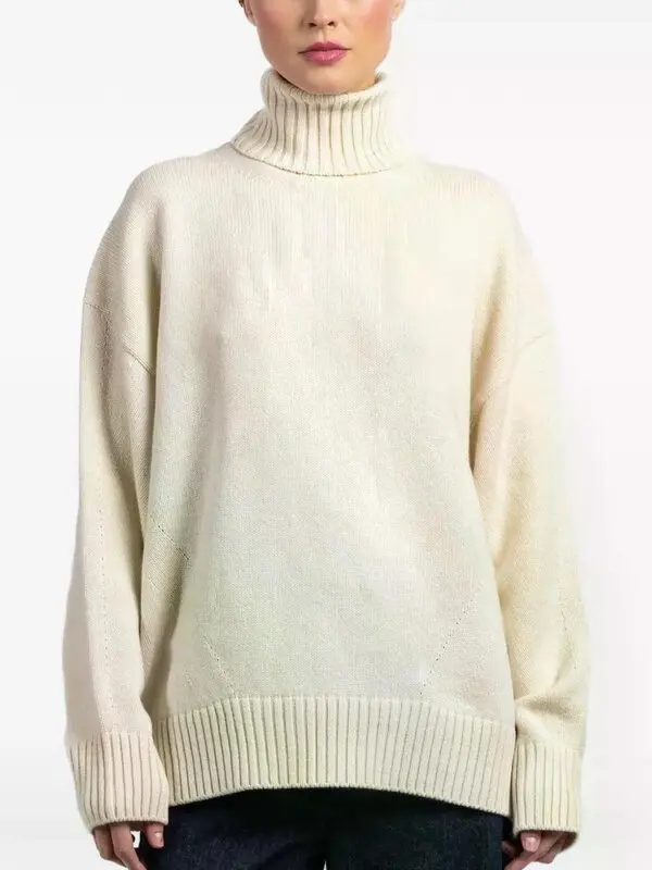 Another Tomorrow Roll-neck Knitted Sweater
