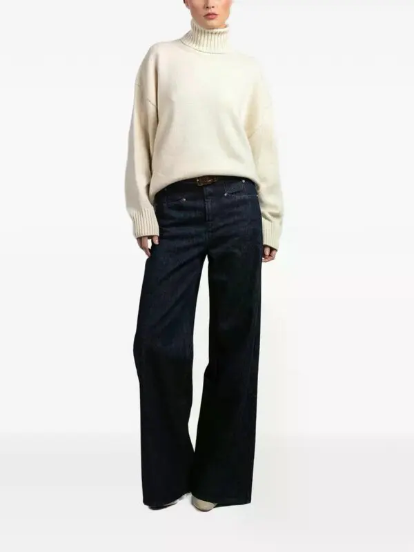 Another Tomorrow Roll-neck Knitted Sweater