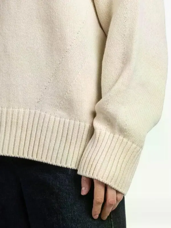 Another Tomorrow Roll-neck Knitted Sweater