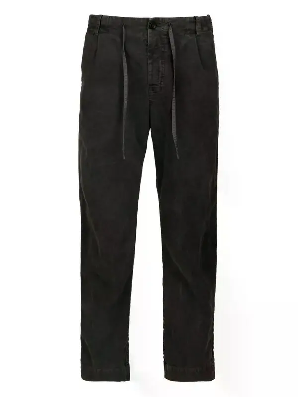 HANNES ROETHER Drawstring Pleated Trousers