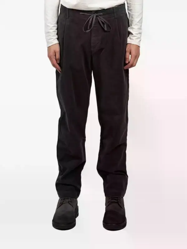 HANNES ROETHER Drawstring Pleated Trousers