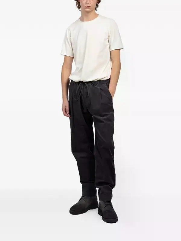 HANNES ROETHER Drawstring Pleated Trousers