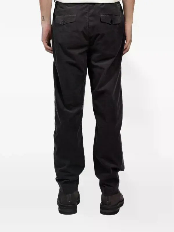 HANNES ROETHER Drawstring Pleated Trousers