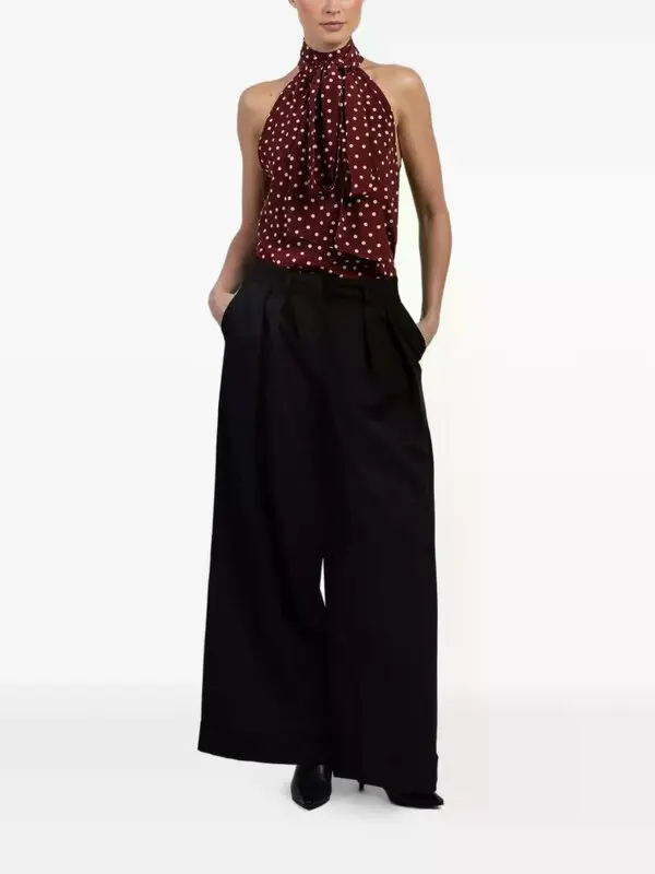 Françoise Mila Pleated Palazzo Pants