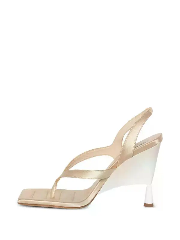 GIABORGHINI Rosie Square-toe Heeled Sandals