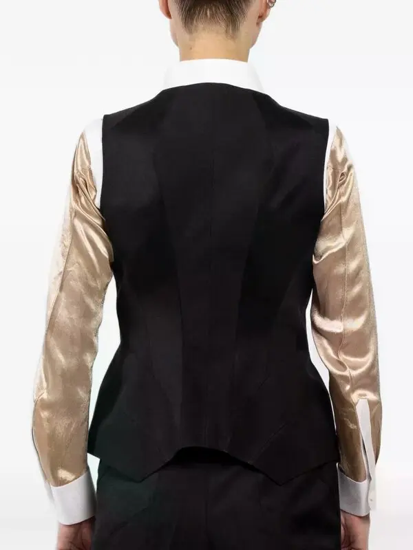 SHIRO SAKAI Asymmetric Vest
