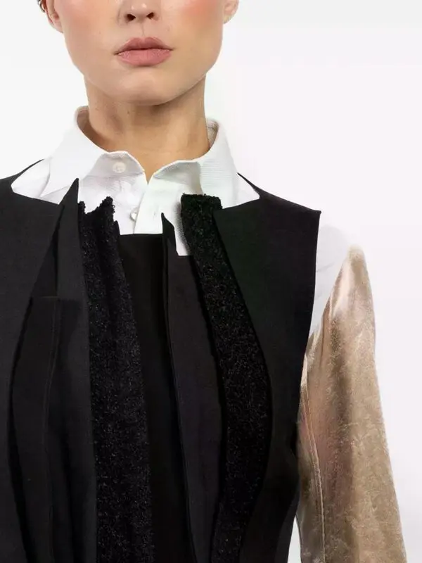 SHIRO SAKAI Asymmetric Vest