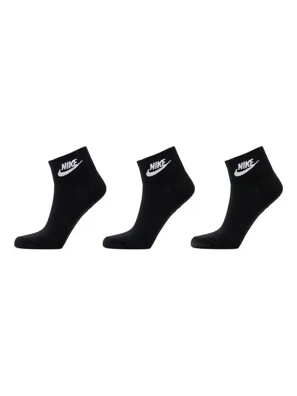 Nike Logo Ankle Socks - Black