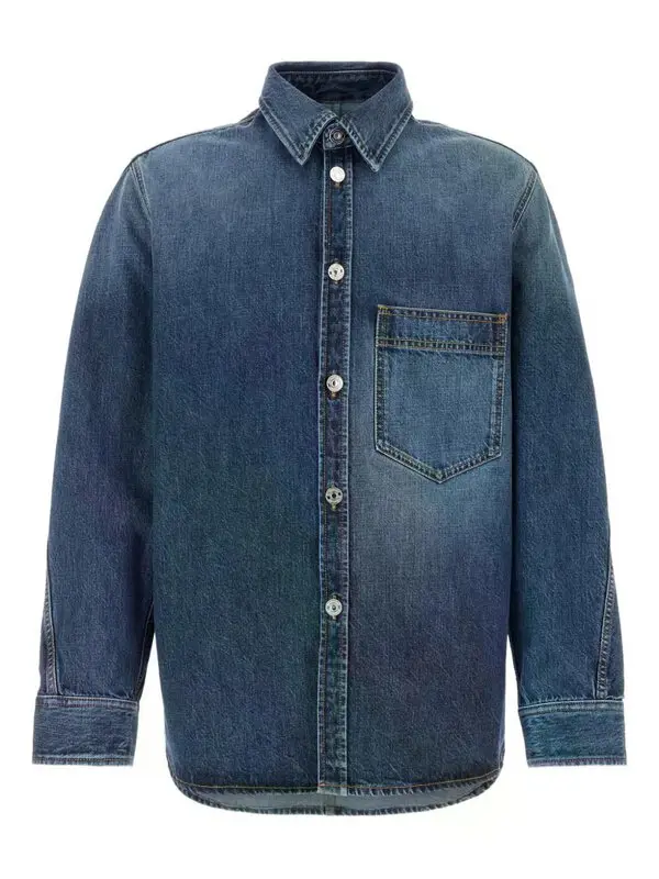 Givenchy Chest-pocket Denim Shirt - Blue