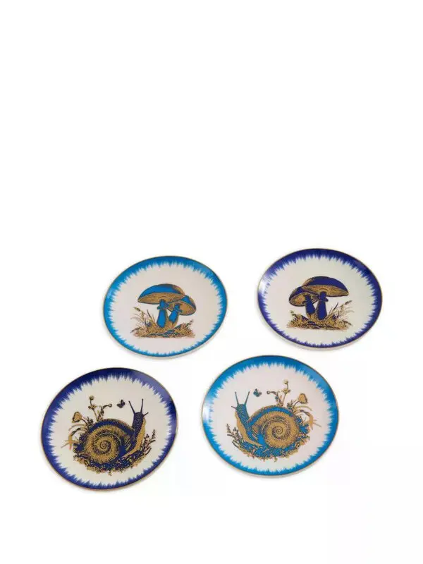 Jonathan Adler Ja Botanist Coaster Set - White