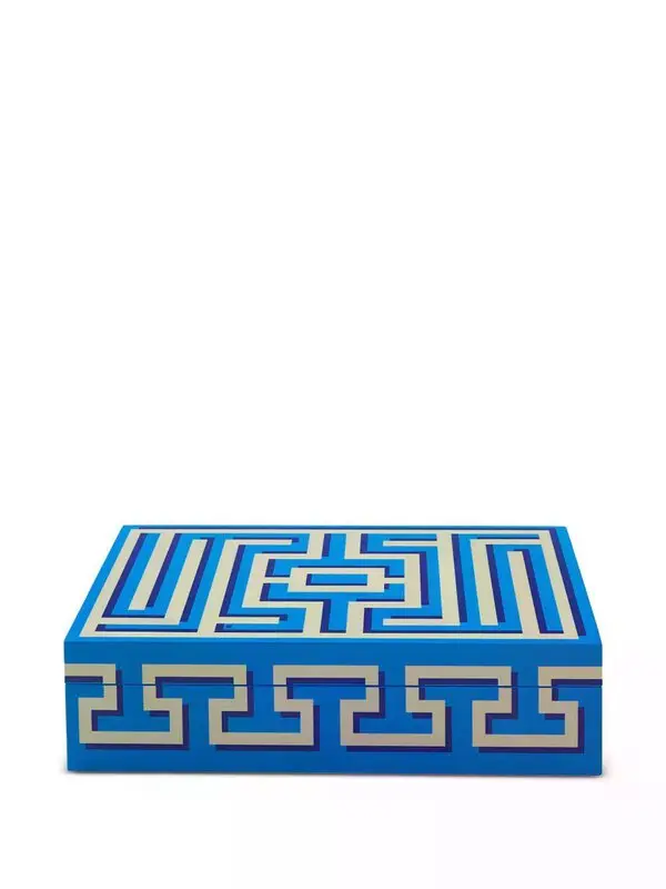 Jonathan Adler Ja Labyrinth Large Trinket Box - Blue