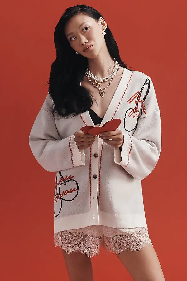 JORDAN NICKSON Lyrebird X Cardigan Sweater