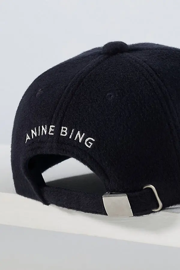 ANINE BING Jeremy Wool Baseball Cap