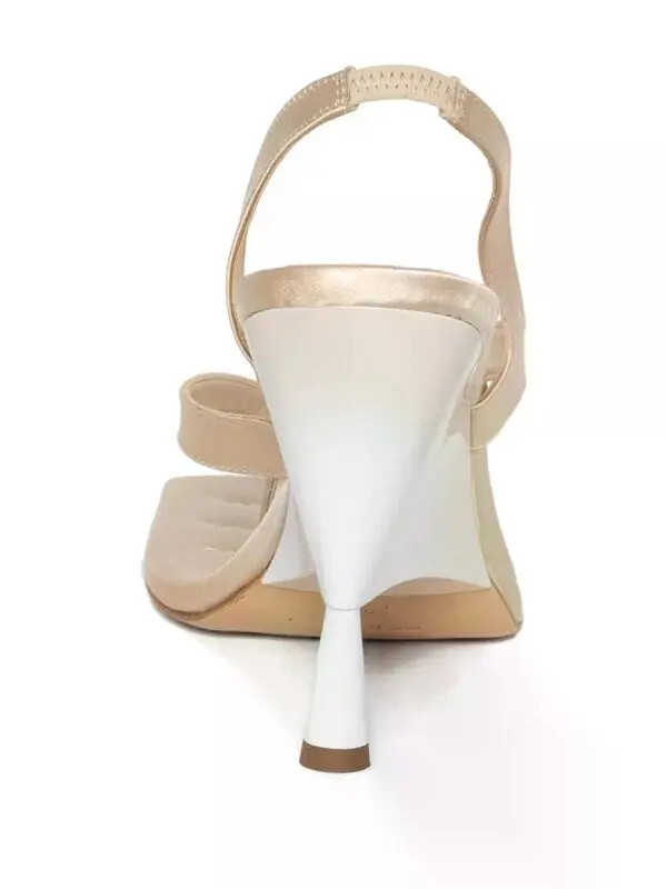 GIABORGHINI Rosie Square-toe Heeled Sandals