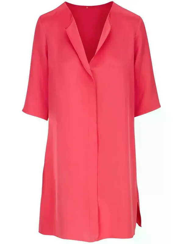 PETER COHEN V-neck Silk Dress