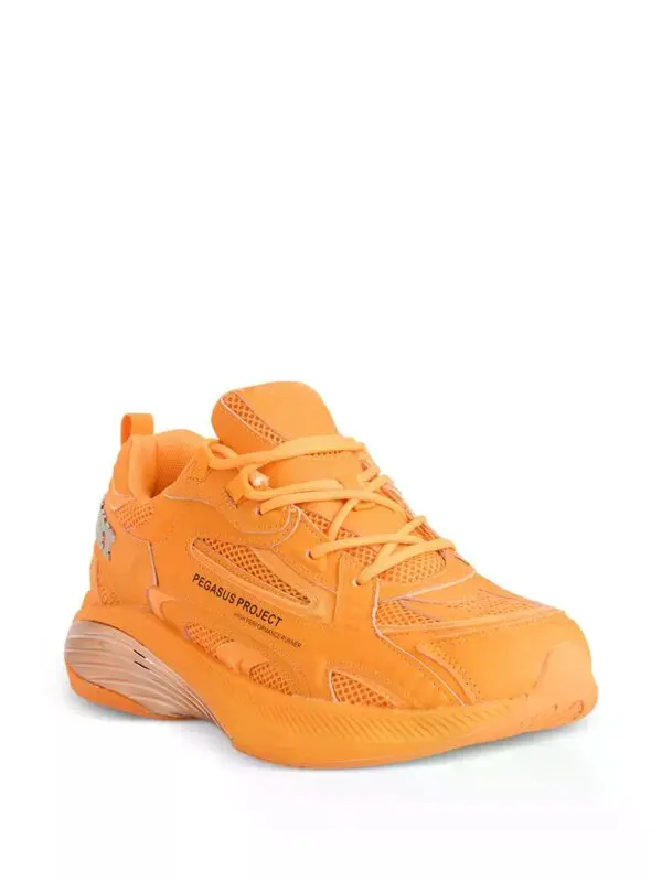 PLEIN SPORT Pegasus Project Lace-up Sneakers - Orange