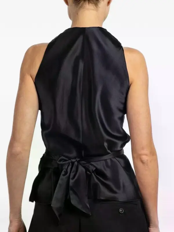 PETER COHEN Halter-neck Wrap Top